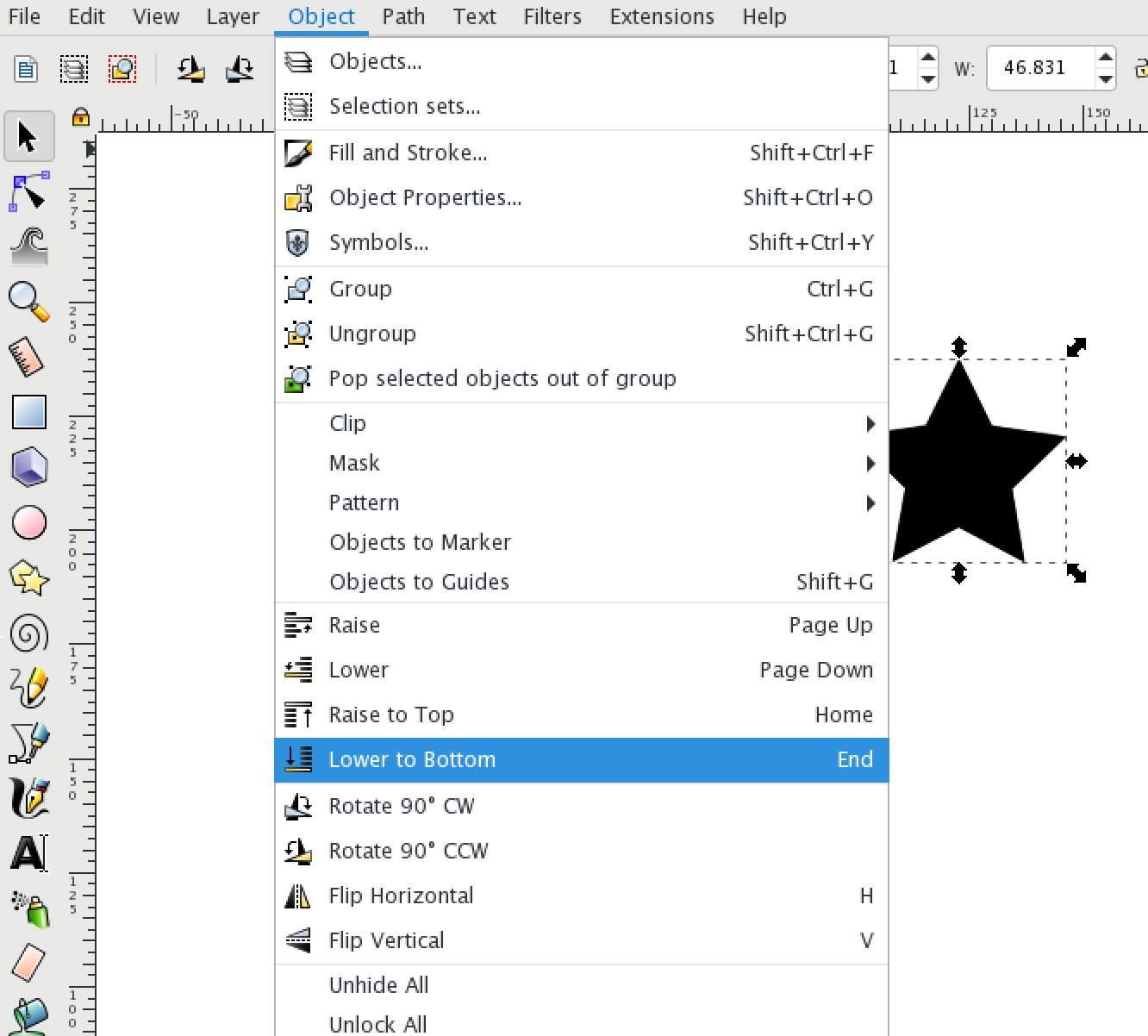 Rasterize Objects (Convert Vector Design to Bitmap)